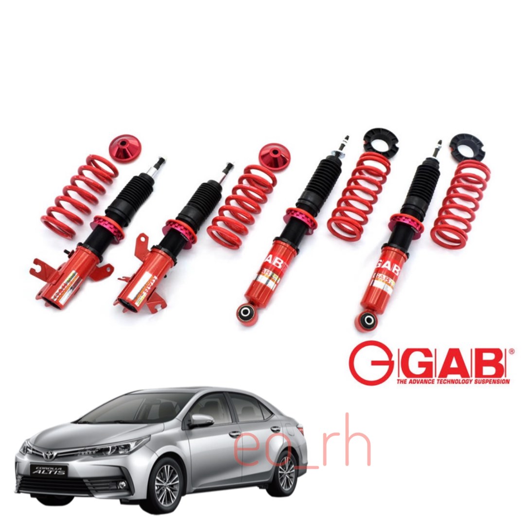 Toyota Altis ZRE172 GAB Suspension Coilover HE Series, Car Accessories ...