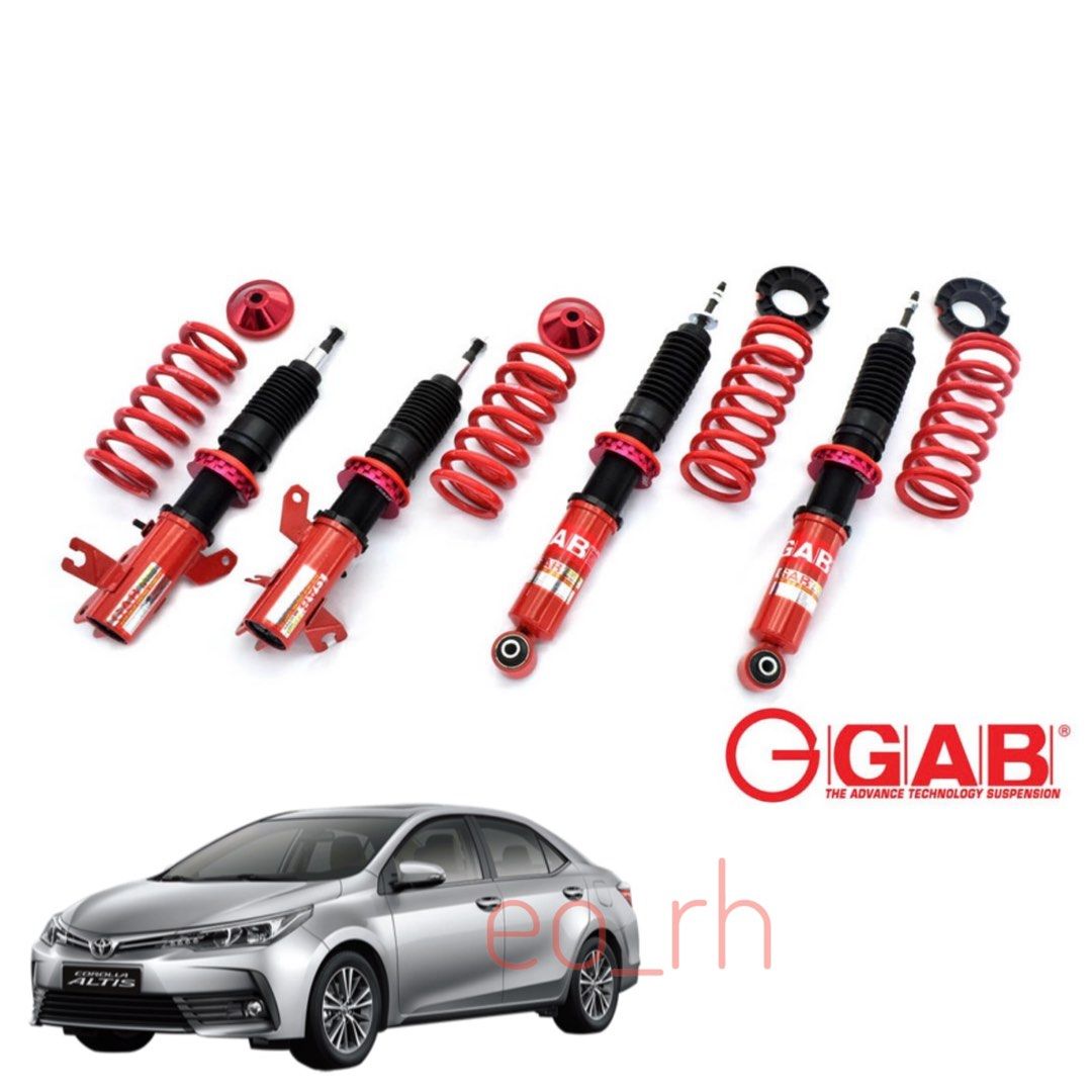 Toyota Altis ZRE172 GAB Suspension Coilover HE Series, Car Accessories ...