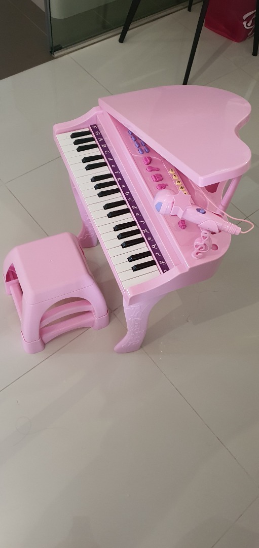 ToysRUs Grand Piano Pink, Babies & Kids, Infant Playtime on Carousell
