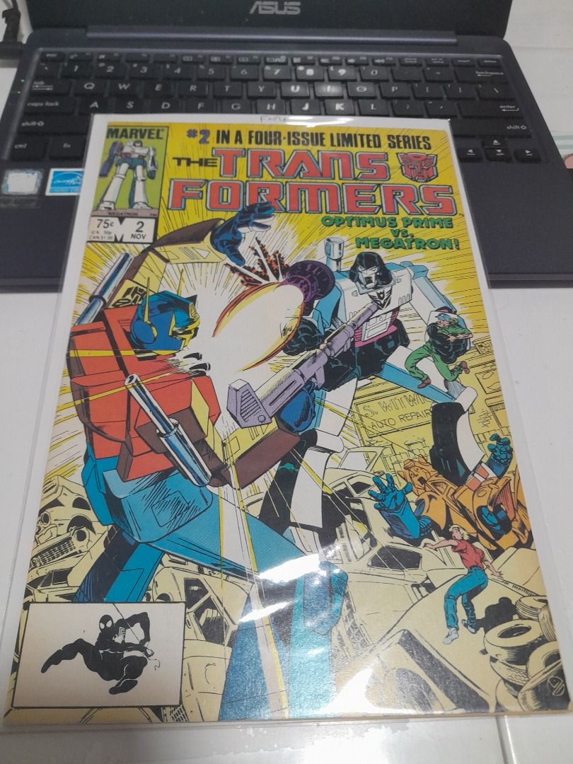 Transformers Marvel Comics #2 2nd Appearance of Optimus Prime, Megatron ...