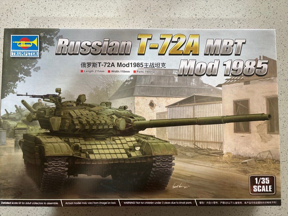 TRUMPETER 1/35 T-72 Mod 1985 @ $45, Hobbies & Toys, Toys & Games on ...