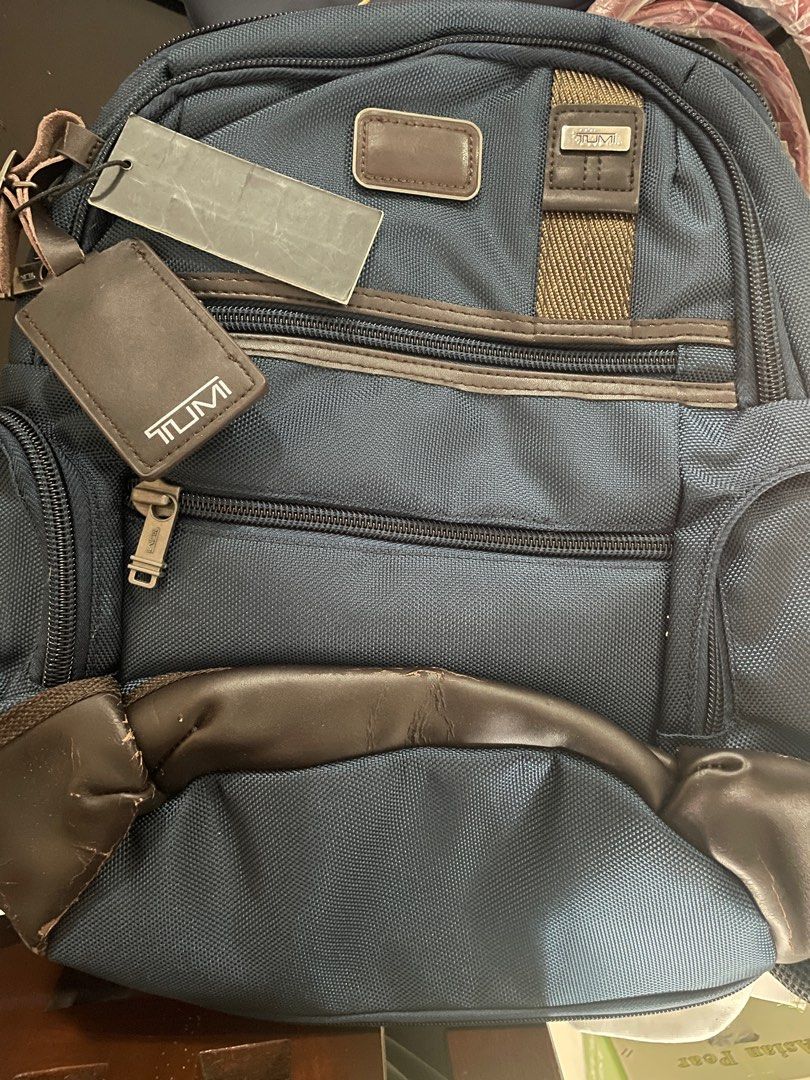Tumi blue backpack, Men's Fashion, Bags, Backpacks on Carousell
