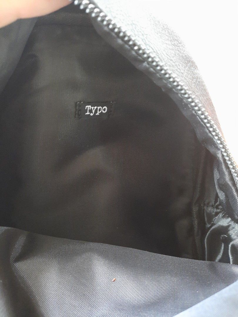 TYPO Black Mini Bagpack, Women's Fashion, Bags & Wallets, Backpacks on ...
