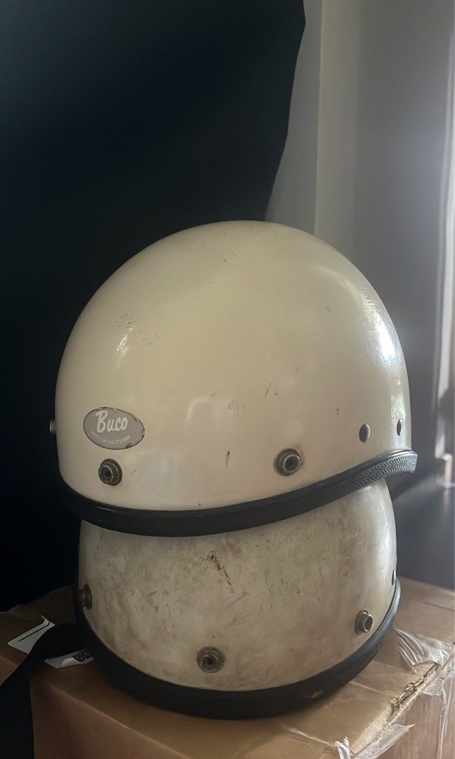 Vintage Buco Helmet, Motorcycles, Motorcycle Accessories on Carousell