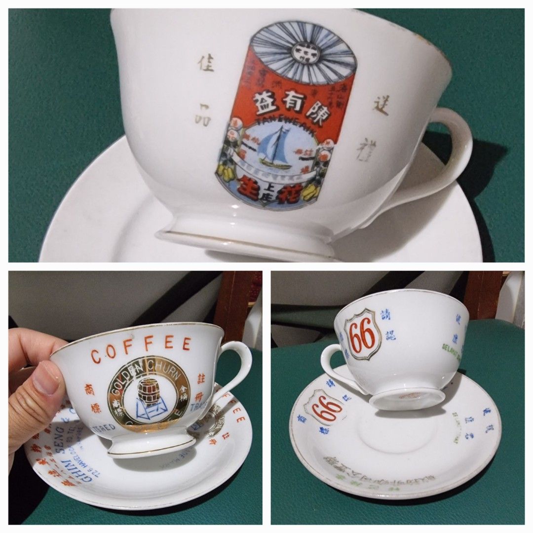 Vintage Kopitiam Sets- Tan Ewe Aik, Golden Churn, Lian Hong, Hobbies ...