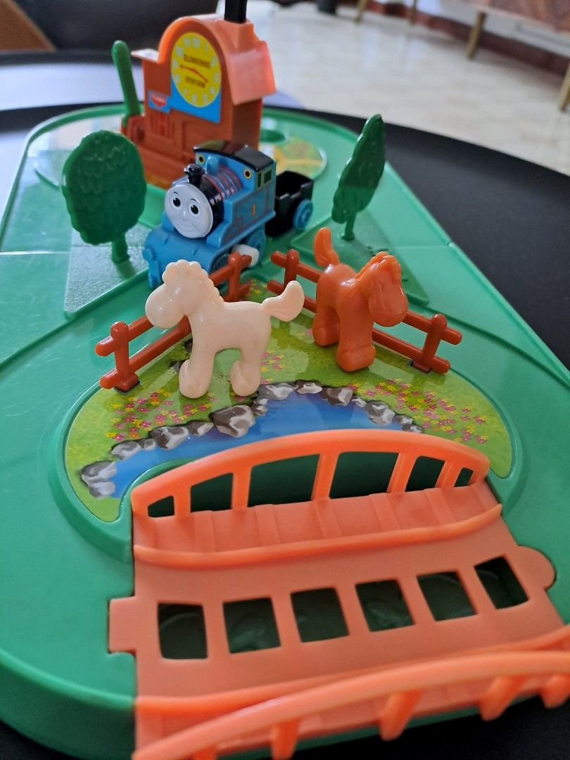 Vintage Thomas The Train 1982 Tomy Fold & Go Away Wind Up Carry Case ...