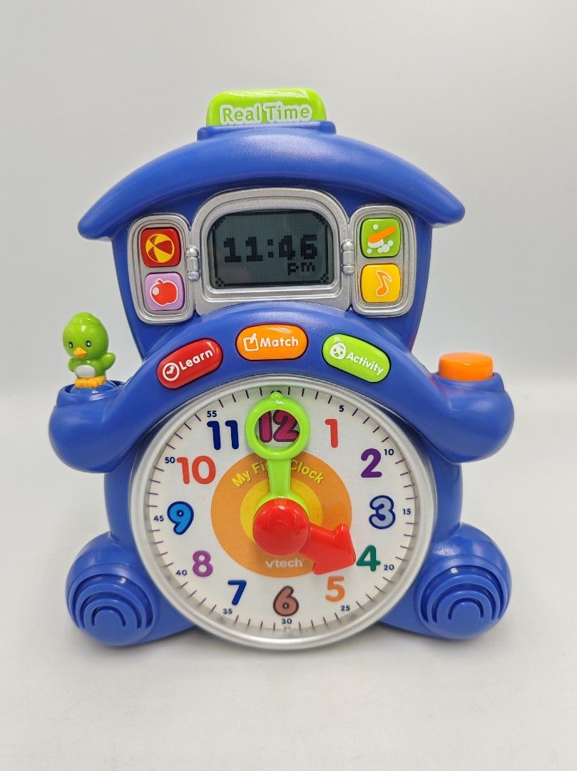 Vtech My First Clock (A03), Hobbies & Toys, Toys & Games on Carousell