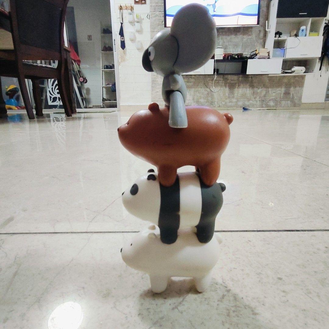 we bare bears Nom Nom and the bear stack McDonald's happy meal, Hobbies & Toys, Collectibles ...