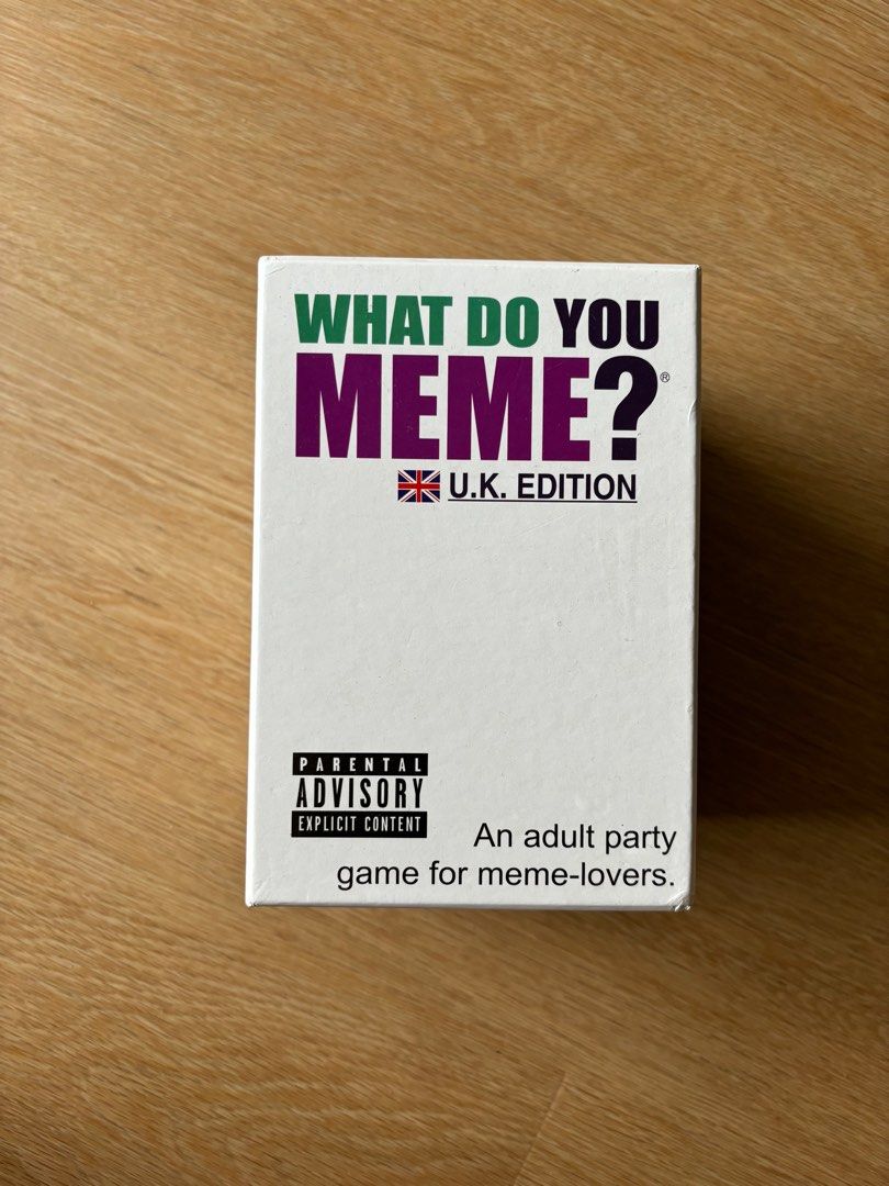 What do you meme? Card game, Hobbies & Toys, Toys & Games on Carousell