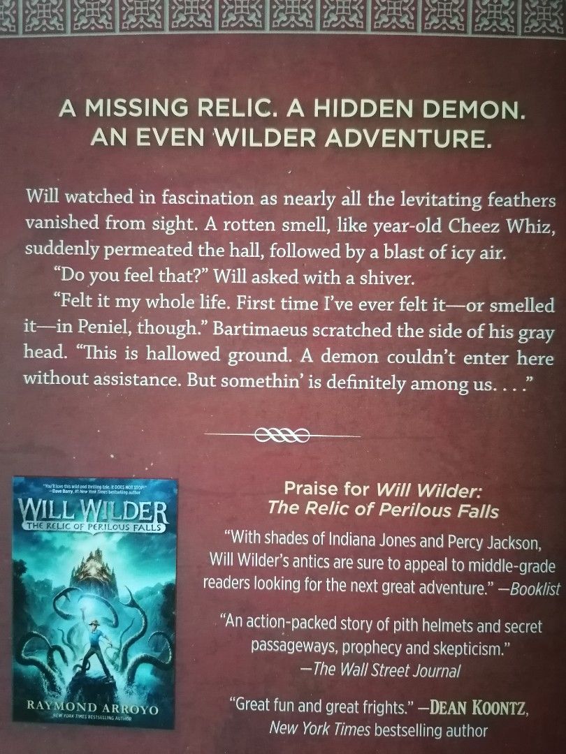 Will Wilder: The Lost Staff of Wonders by Raymond Arroyo for age 8 to ...