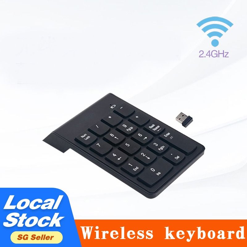 wireless keyboard Numeric Keyboard Mini Number Pad Numpad18 keyboard, Computers & Tech, Parts ...