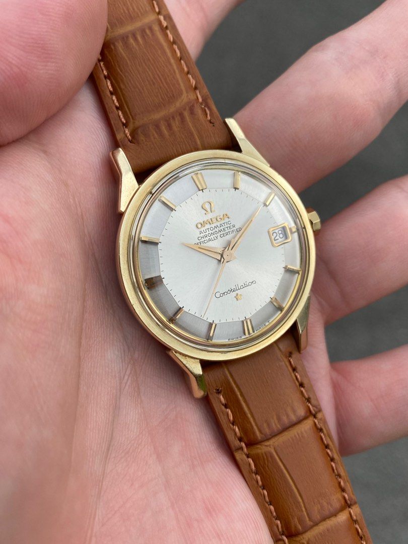 Omega Constellation Pie Pan Dial Two-Tone Gold Cap - Ref. 168.005 Dog-Legged Lugs - Cal. 561 ...