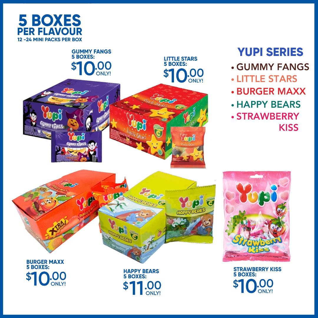 Yupi Gummy Candy, Food & Drinks, Packaged & Instant Food on Carousell