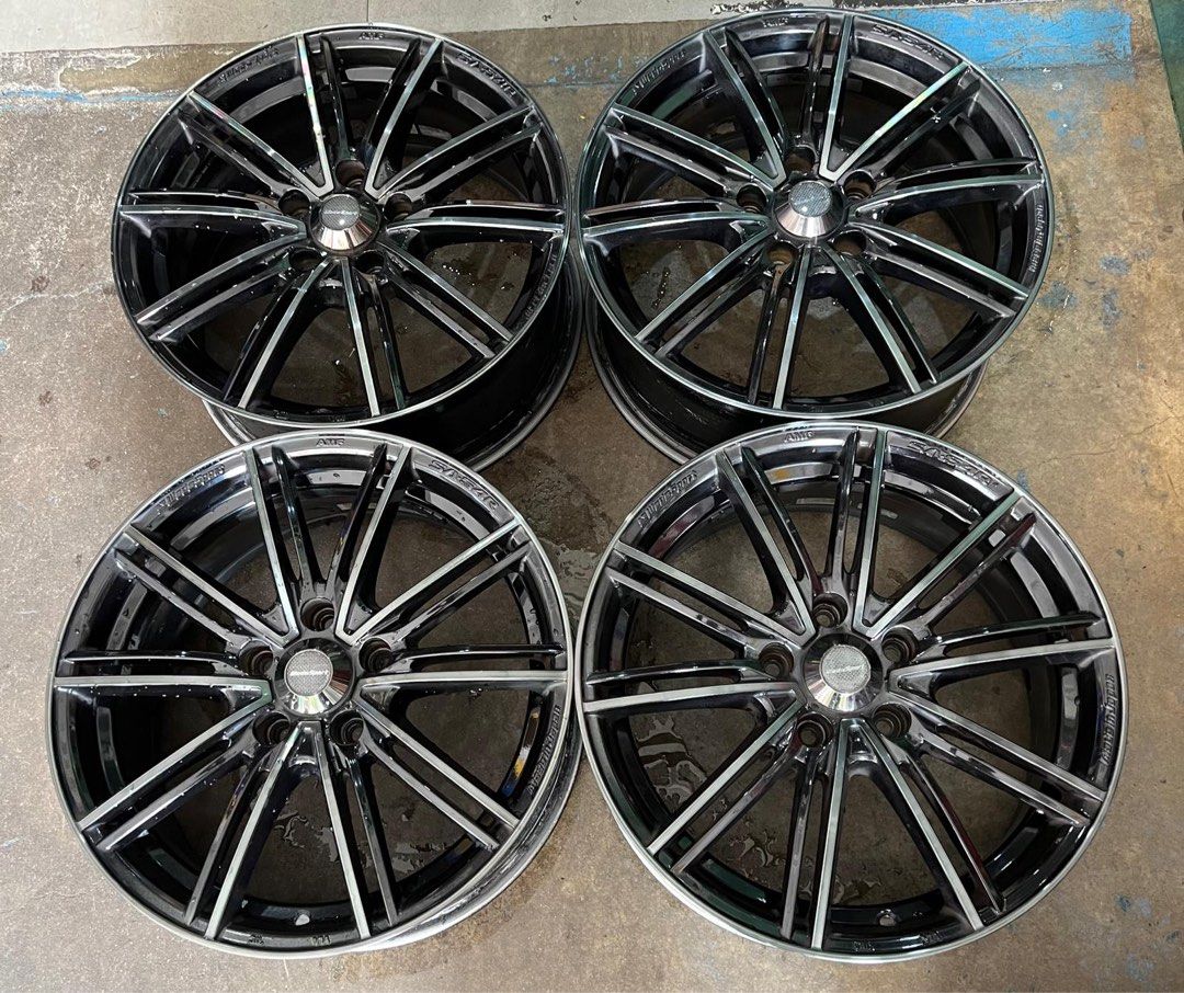 17 rays rims 5X114.3 made in Japan , Car Accessories, Tyres & Rims on ...