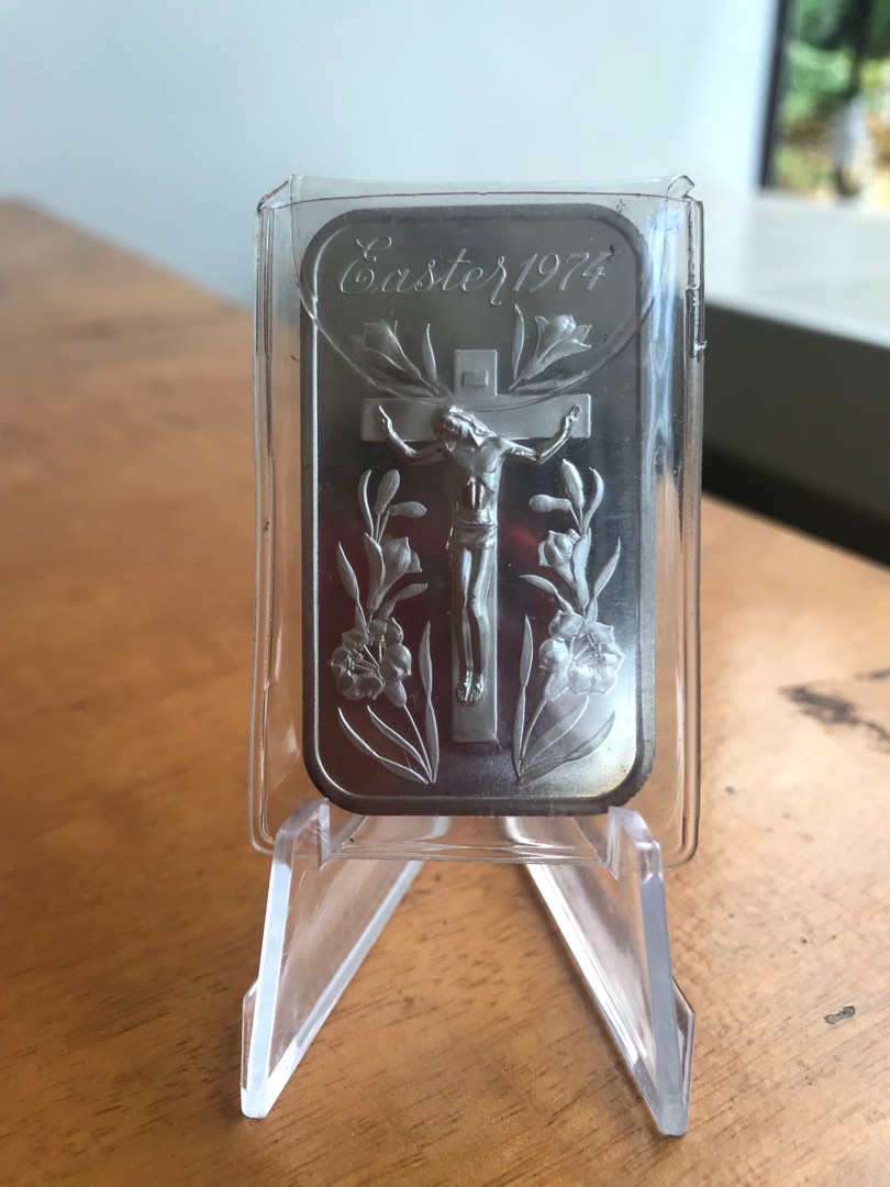 1974 Easter Silver Bar 1oz Pure Silver, Hobbies & Toys, Memorabilia ...