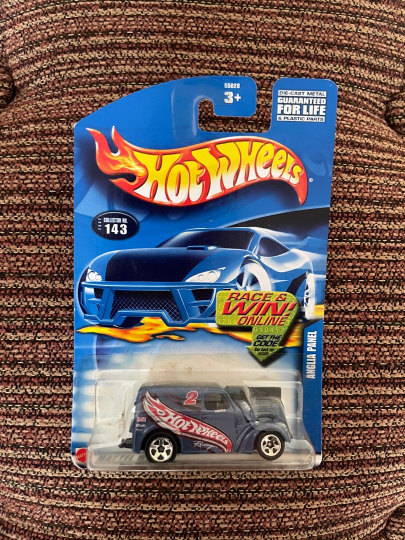 2002 Hot Wheels Racing Anglia Panel Dark Blue Wheels Collector No.143 ...