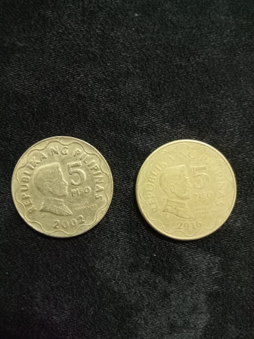 2016-2002 5peso error coins 10,000 each, Hobbies & Toys, Memorabilia ...