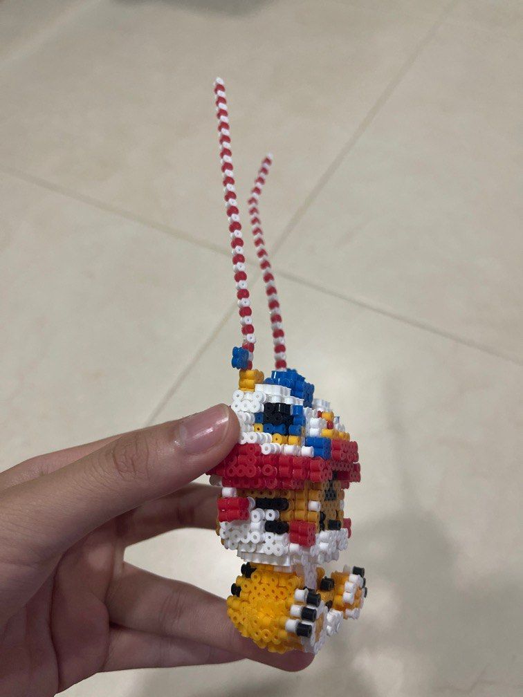 3D perler beads lion dance tiger, Hobbies & Toys, Stationery & Craft ...