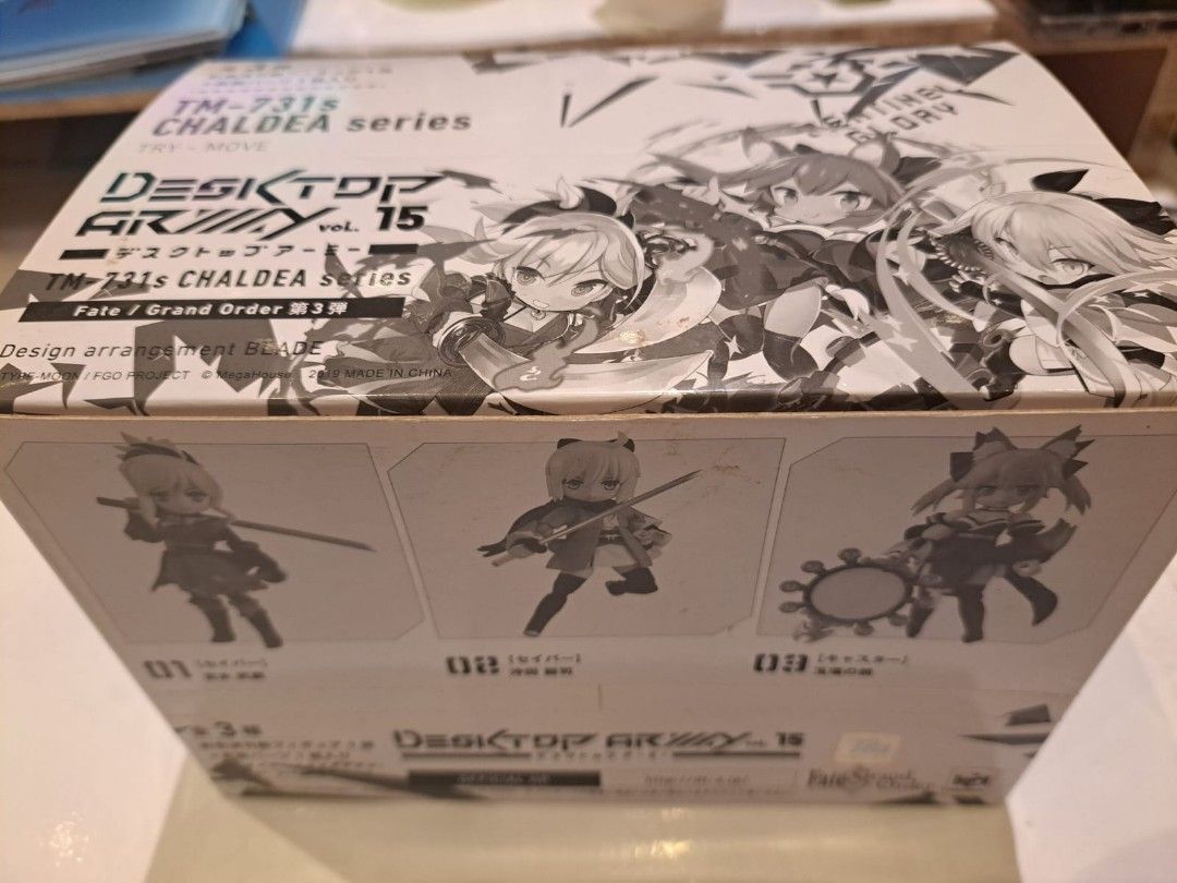 脱坑平放 全新 Megahousr Destop Army Fate Grand Order Fate Stay Night 命運冠位指令 FGO －box 3 盒沖田 師匠 玉藻前 ...