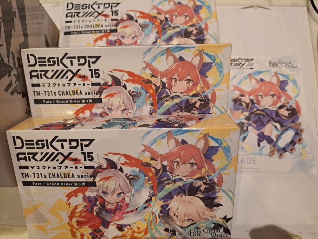 脱坑平放 全新 Megahousr Destop Army Fate Grand Order Fate Stay Night 命運冠位指令 FGO －box 3 盒沖田 師匠 玉藻前 ...