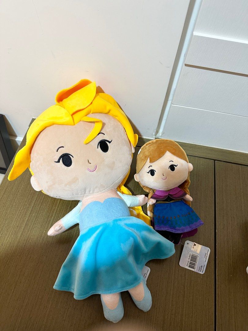 迪士尼公仔 Disney Plushies (Frozen-Elsa and Anna) (Toy Story Buzz Lightyear ...