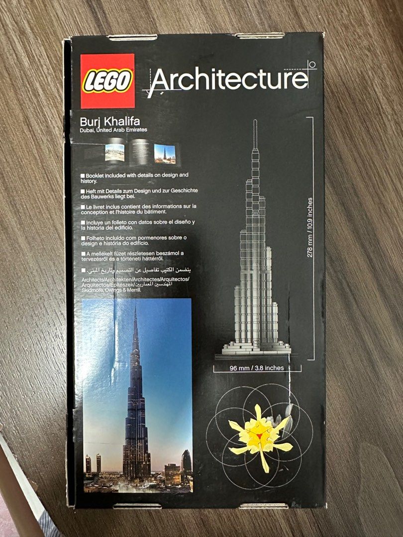 全新 Lego Architecture 21008 Burj Khalifa Dubai United Arab Emirates 杜拜 ...