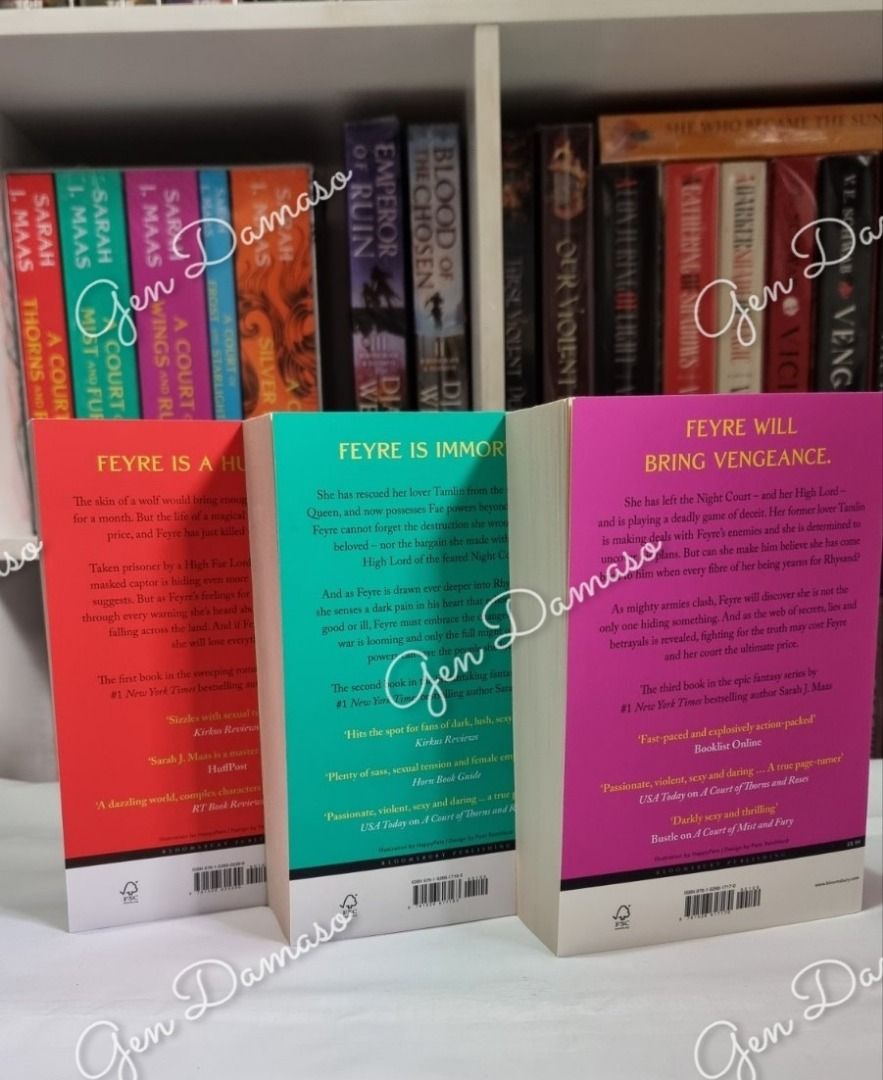 ACOTAR Series Book 1-3 (UK copy) - Sarah J. Maas, Hobbies & Toys, Books & Magazines, Fiction ...