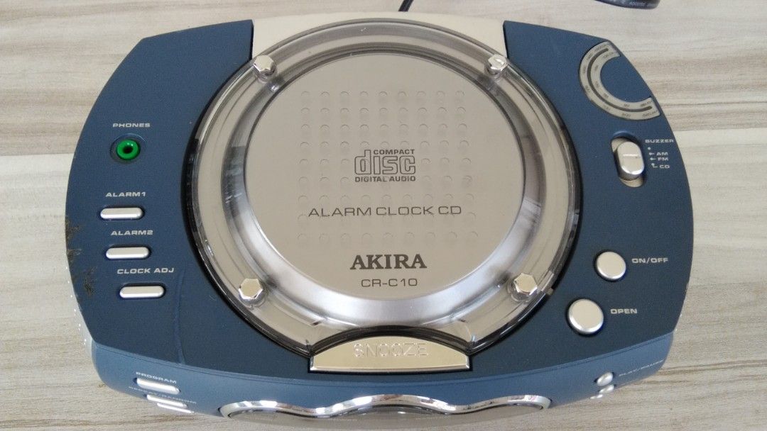 SOLD OUT AKIRA CR-C10 CD,Alarm,Clock,Radio, Audio, Portable Music ...