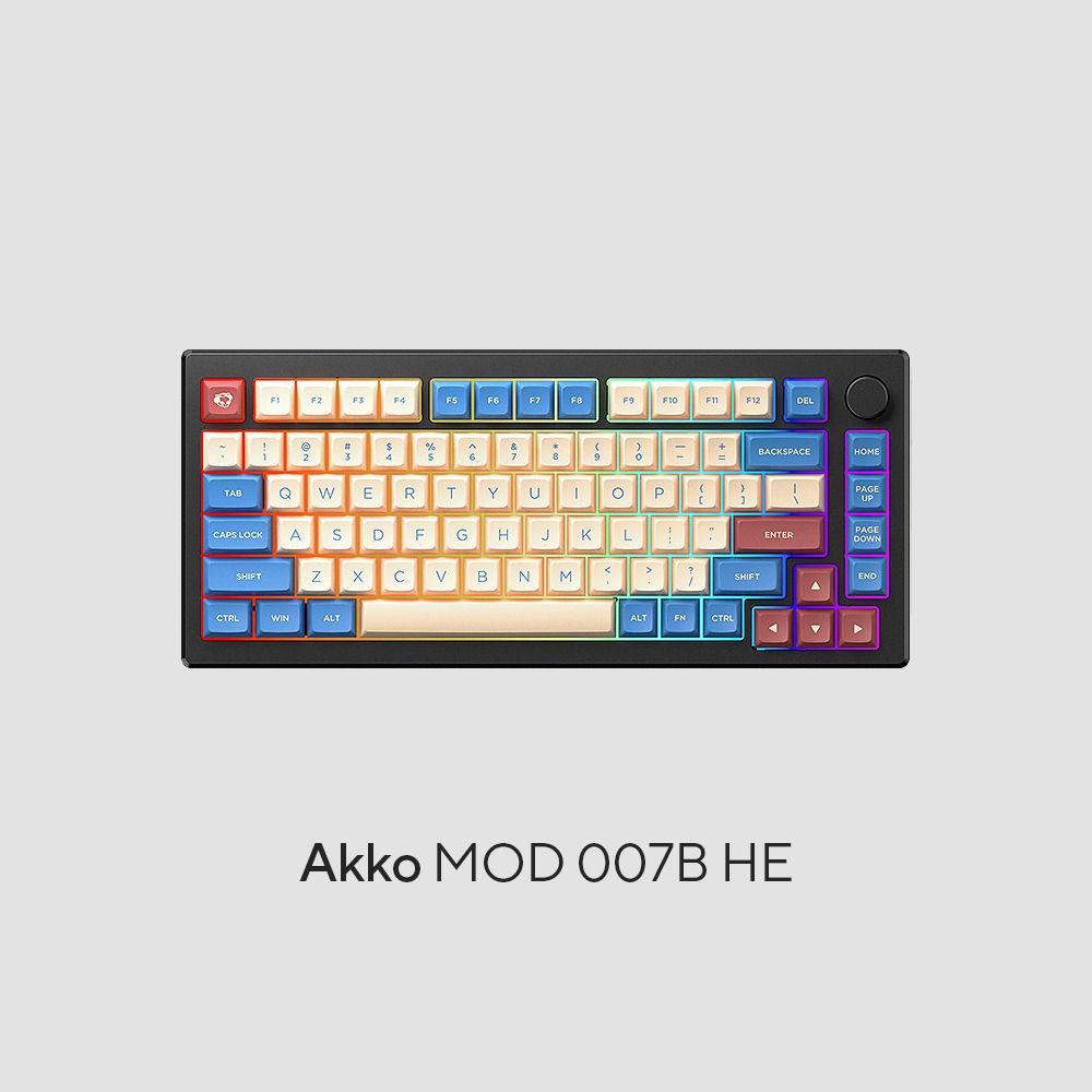 Akko MOD 007B HE Wireless Magnetic Switch Gaming Custom Keyboard ...