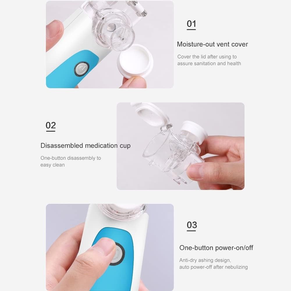 Aljubeiha Nebulizer Recharged Portable Mini Inhaler Machine Vaporizers ...