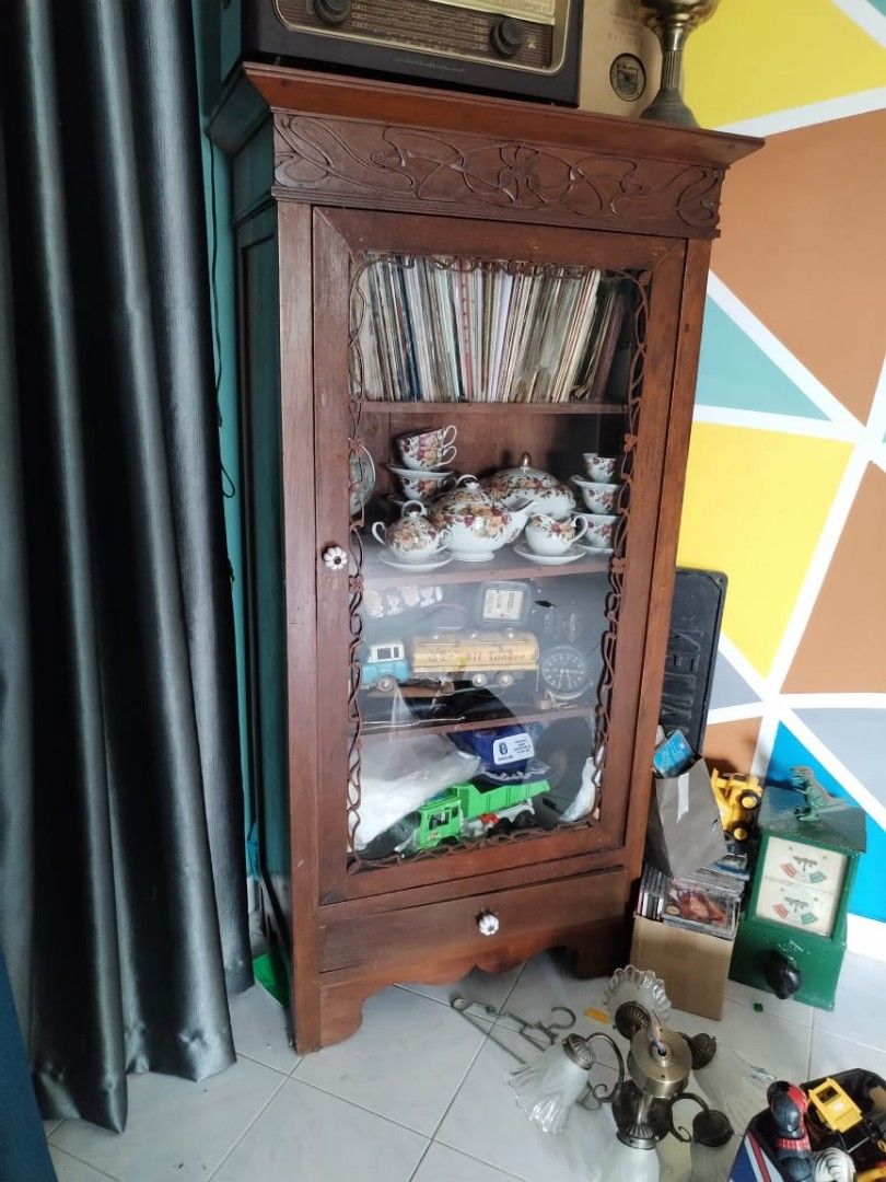 Almari lama.. Kayu jati, Furniture & Home Living, Furniture, Other Home ...
