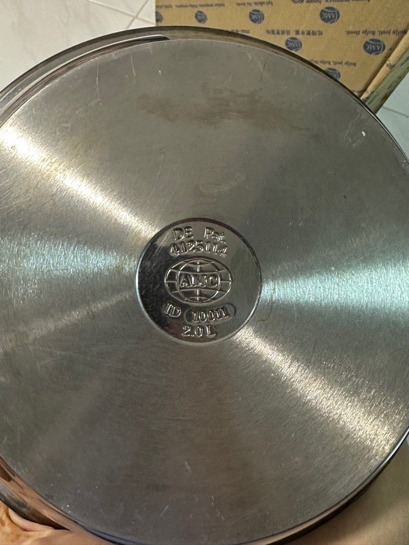 AMC Stainless Steel Pan/pot, Furniture & Home Living, Kitchenware ...
