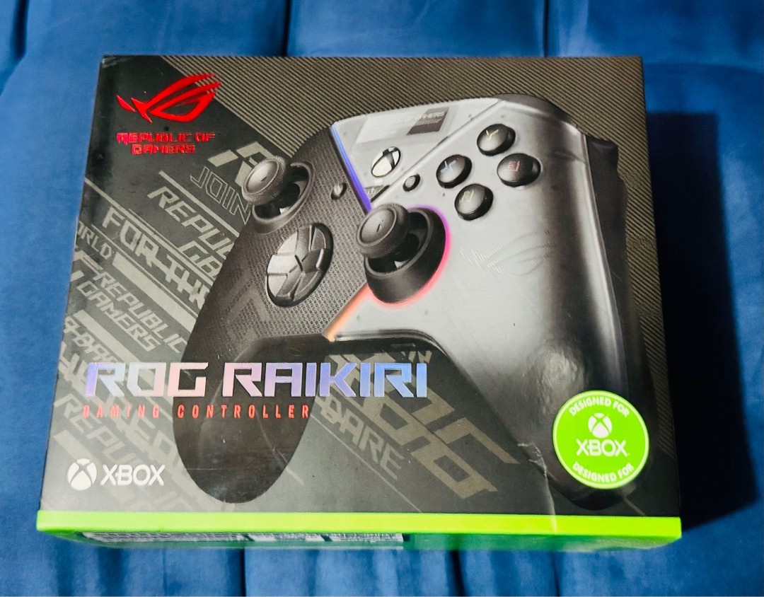 auth bnew ASUS ROG RAIKIRI PC Video Game Xbox Controller, Video Gaming ...