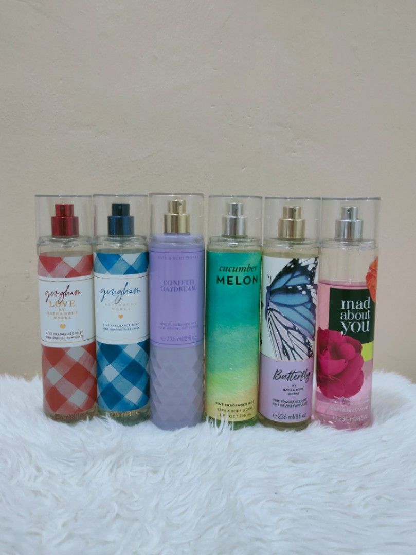 Authentic Bath & Body Works BBW Mist Perfume, Beauty & Personal Care ...