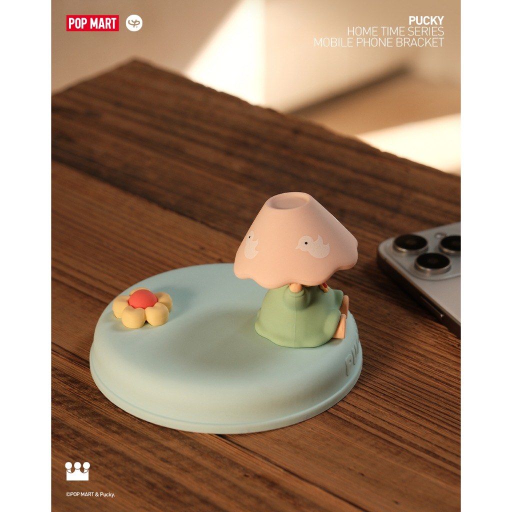 Authentic Popmart POP MART PUCKY Home Time Series - Mobile Phone ...