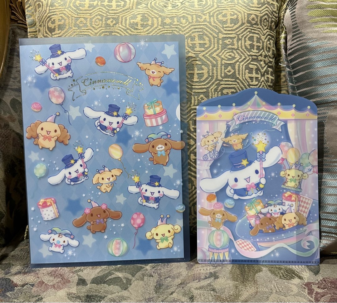 Authentic sanrio cinnamoroll file folder set, Hobbies & Toys ...