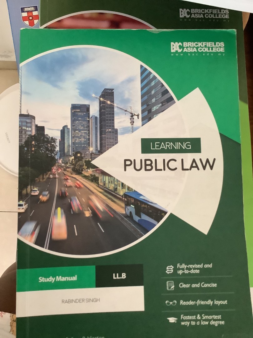 BAC LAW YEAR 1 UOL Text book, Hobbies & Toys, Books & Magazines ...