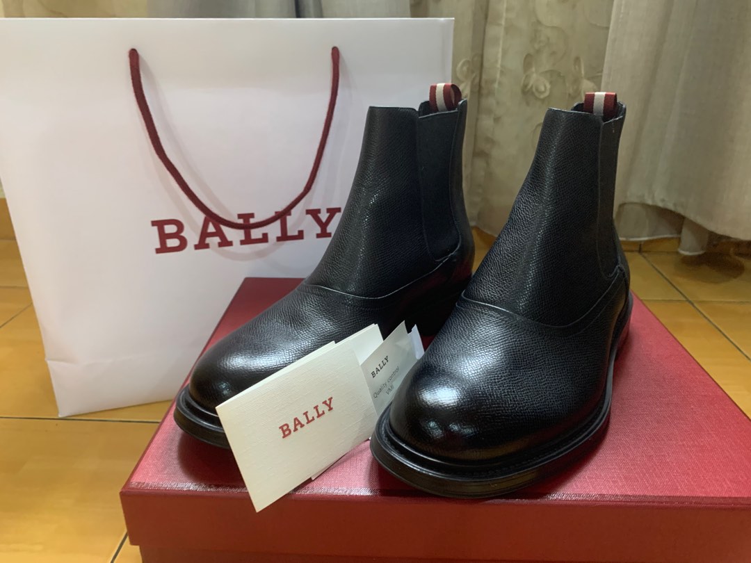 Bally Shoes Black Calf Grained, Men's Fashion, Footwear, Casual shoes ...