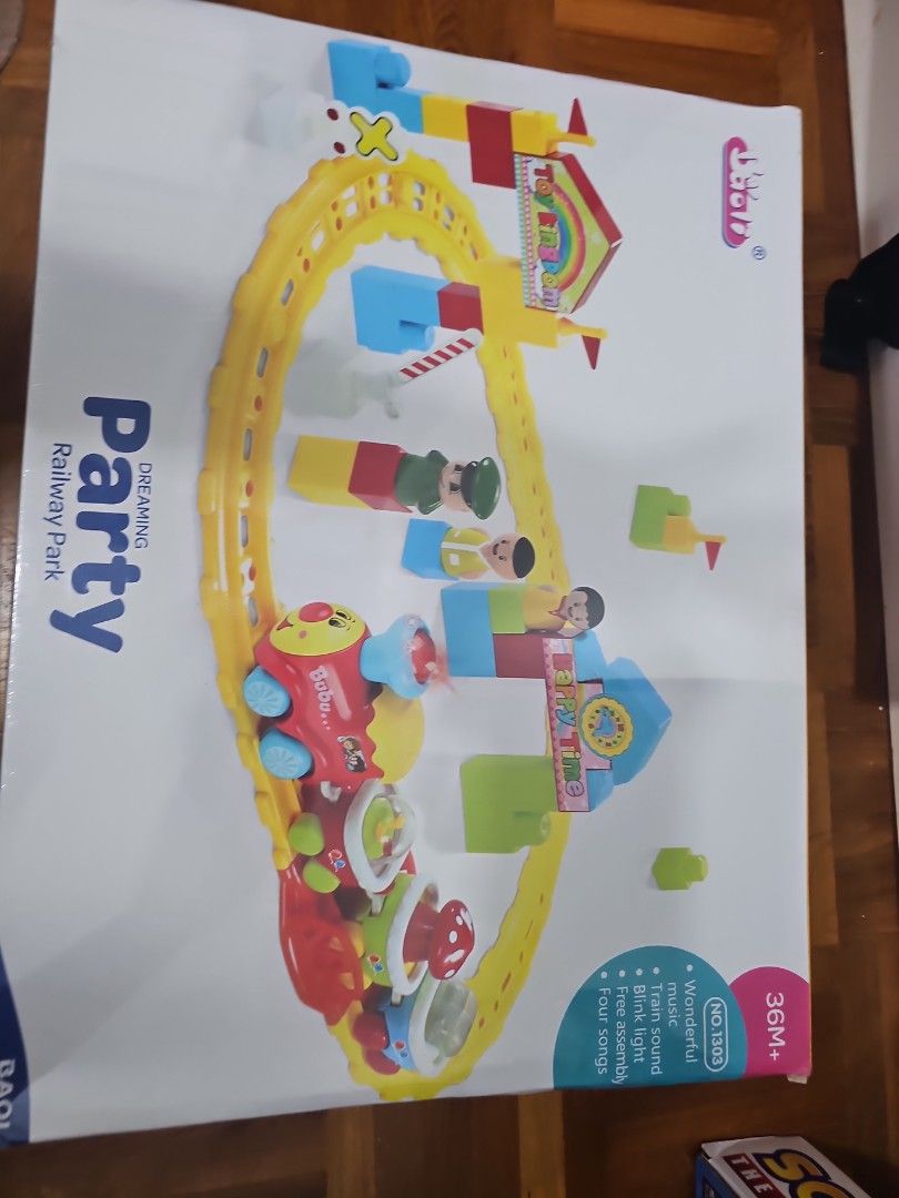 Baoli dreaming party railway park train set, Babies & Kids, Infant ...