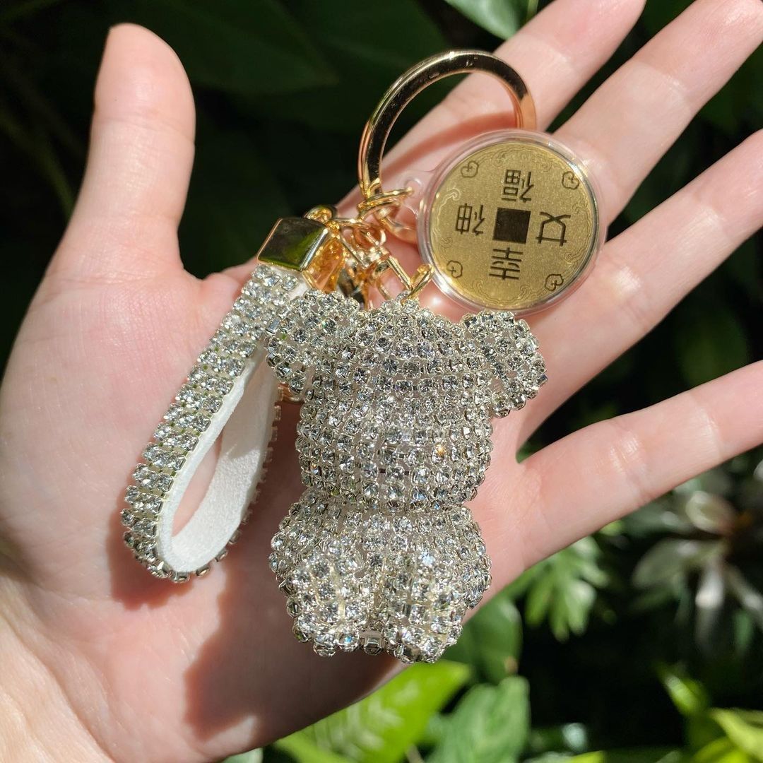 Bling Keychains with 24k Gold, Everything Else, Others on Carousell