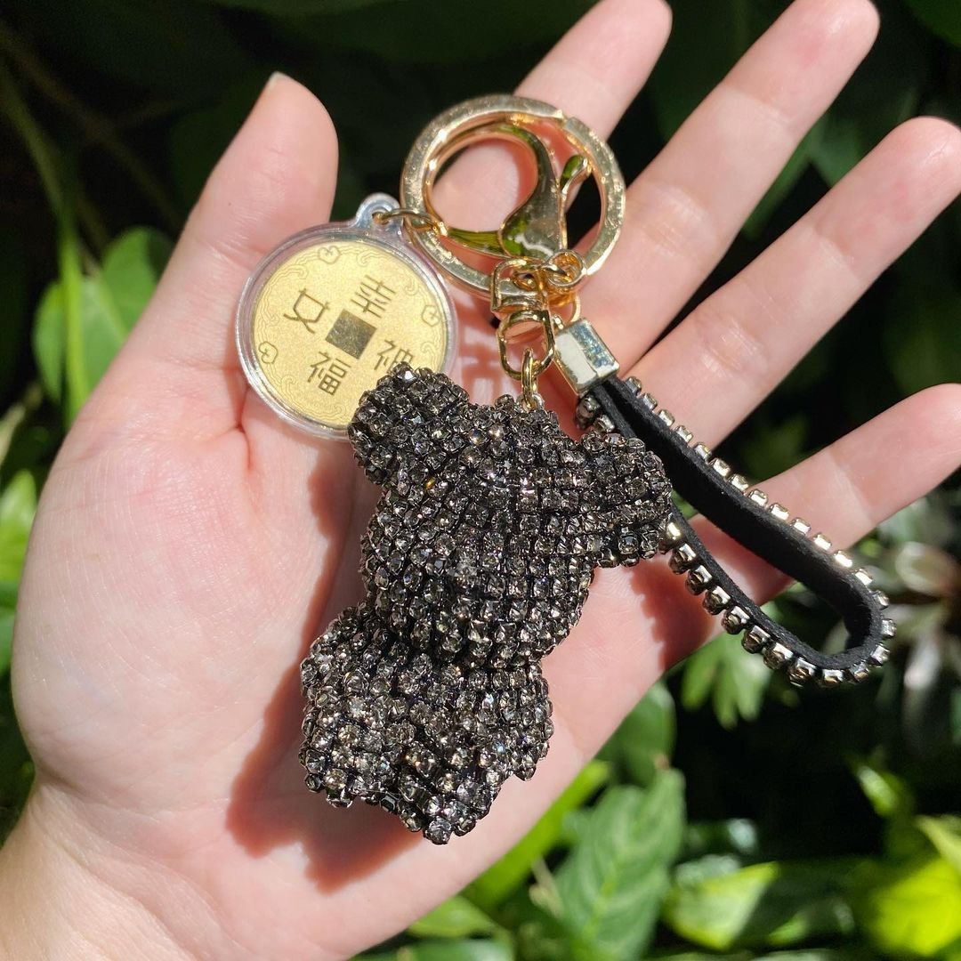 Bling Keychains with 24k Gold, Everything Else, Others on Carousell