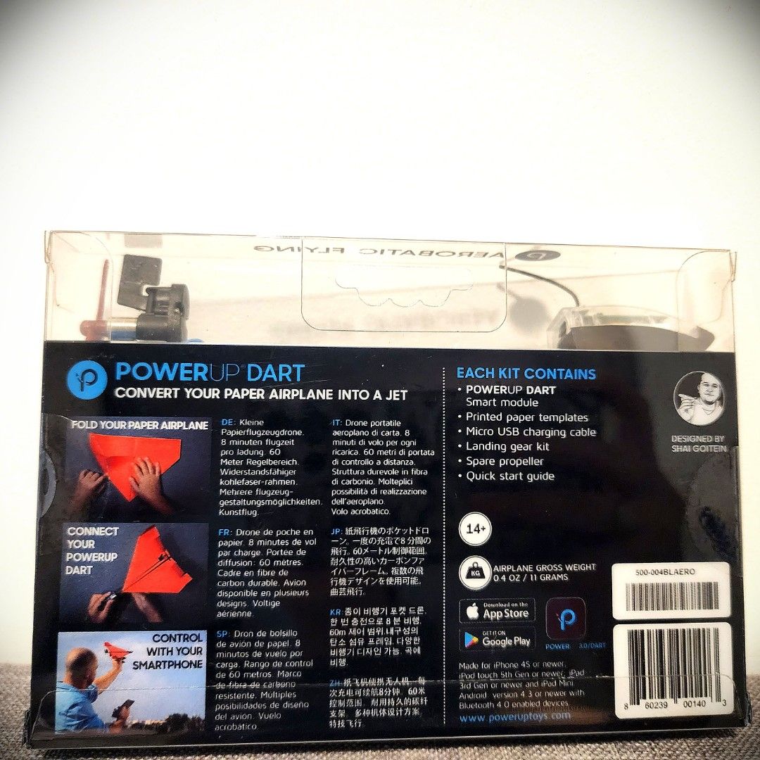 BNIB Bluetooth Paper Airplane (smartphone controlled), Hobbies & Toys ...