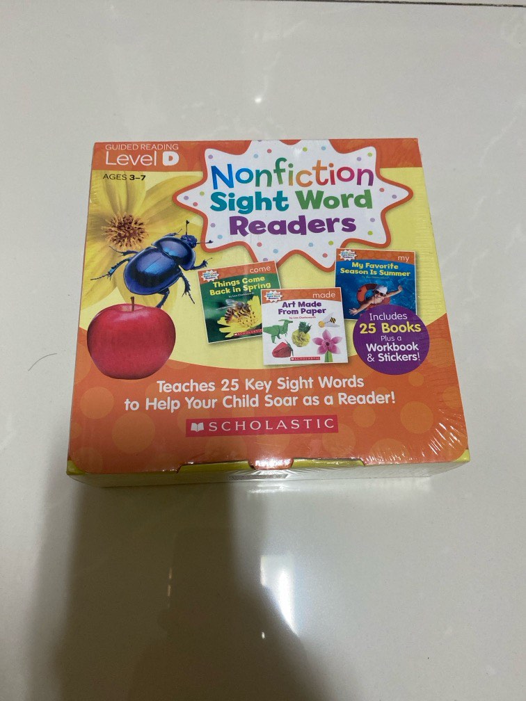 BNIB Scholastic Nonfiction Sight Word Readers (Ages 3 to 7), Hobbies ...