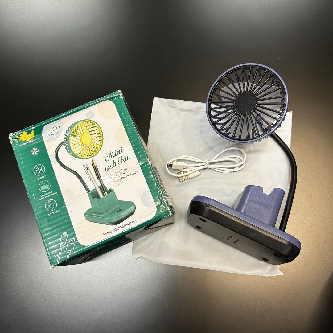[BNIB] Yi Yang Mini USB Fan, Furniture & Home Living, Lighting & Fans ...