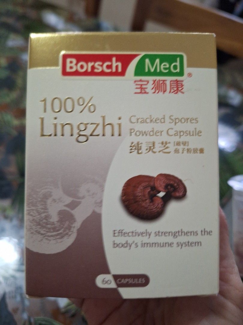 BORSH 100% Lingzhi, Health & Nutrition, Health Supplements, Vitamins & Supplements on Carousell