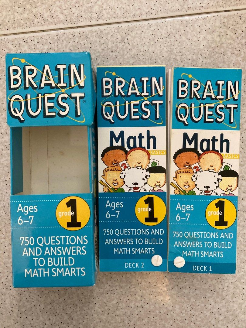 Brain quest grade 1, Hobbies & Toys, Books & Magazines, Children's ...