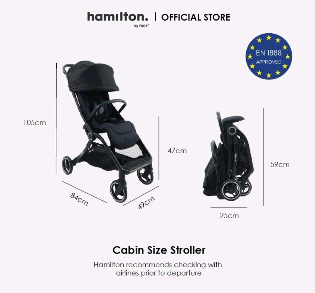 Brand new Hamilton Stroller, Babies & Kids, Going Out, Strollers on ...