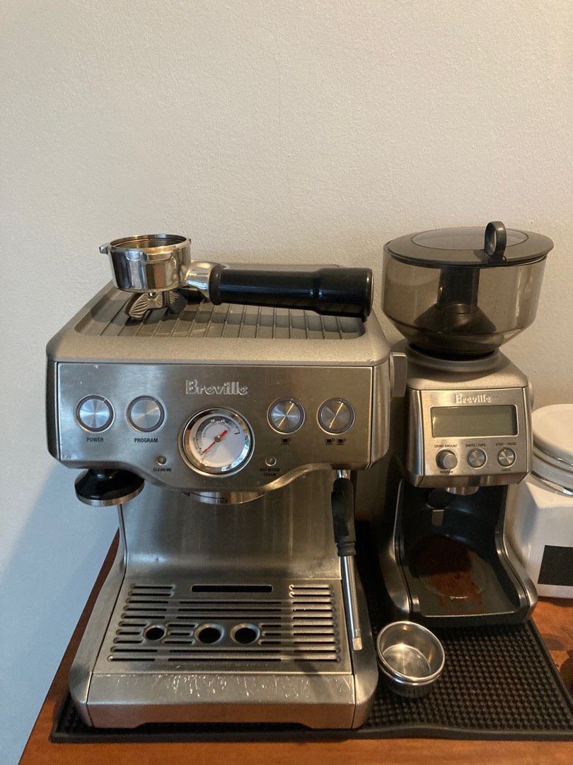 Breville infuser espresso machine and grinder, TV & Home Appliances ...