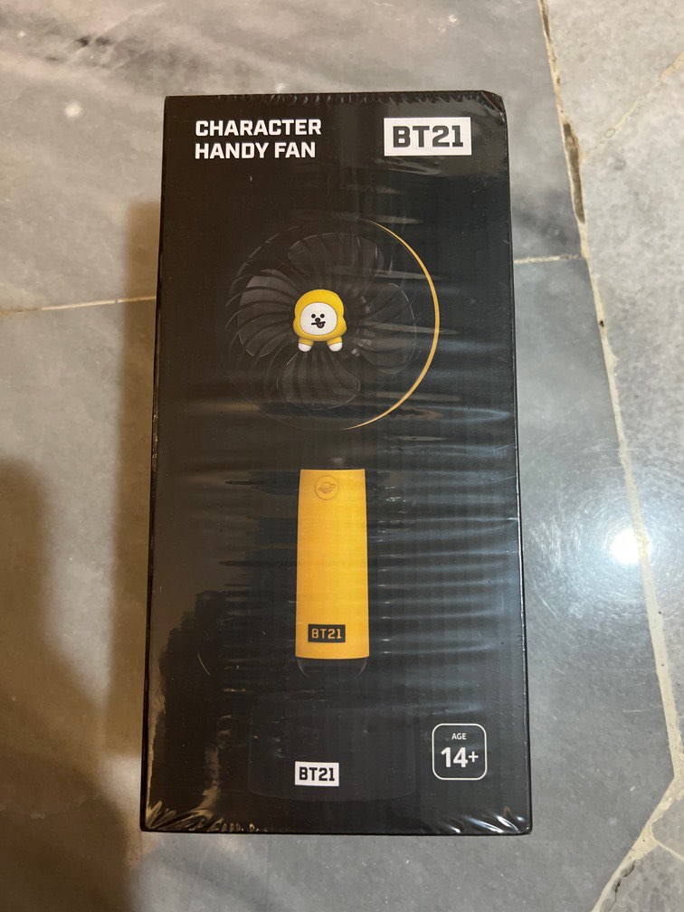 BT21 Character Handy Fan, Furniture & Home Living, Lighting & Fans ...