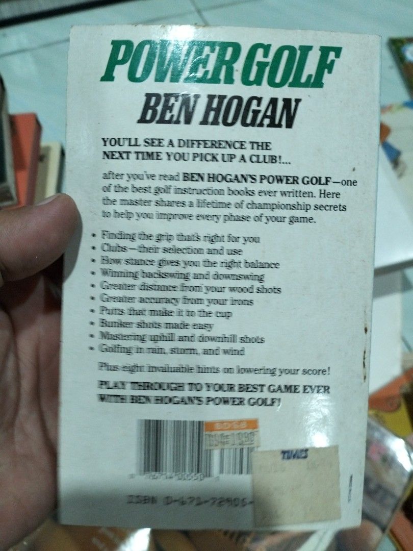 Buku golf lama - power golf, Hobbies & Toys, Books & Magazines, Storybooks on Carousell